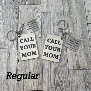 Call Your Mom Keychain - Etsy