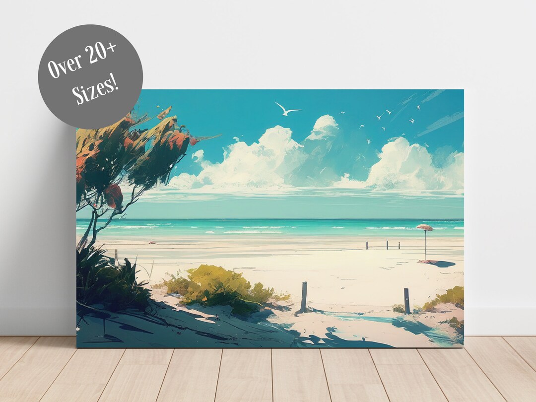 Beach Printable Wall Art, Ocean Print, Coastal Printable, Beach Print ...