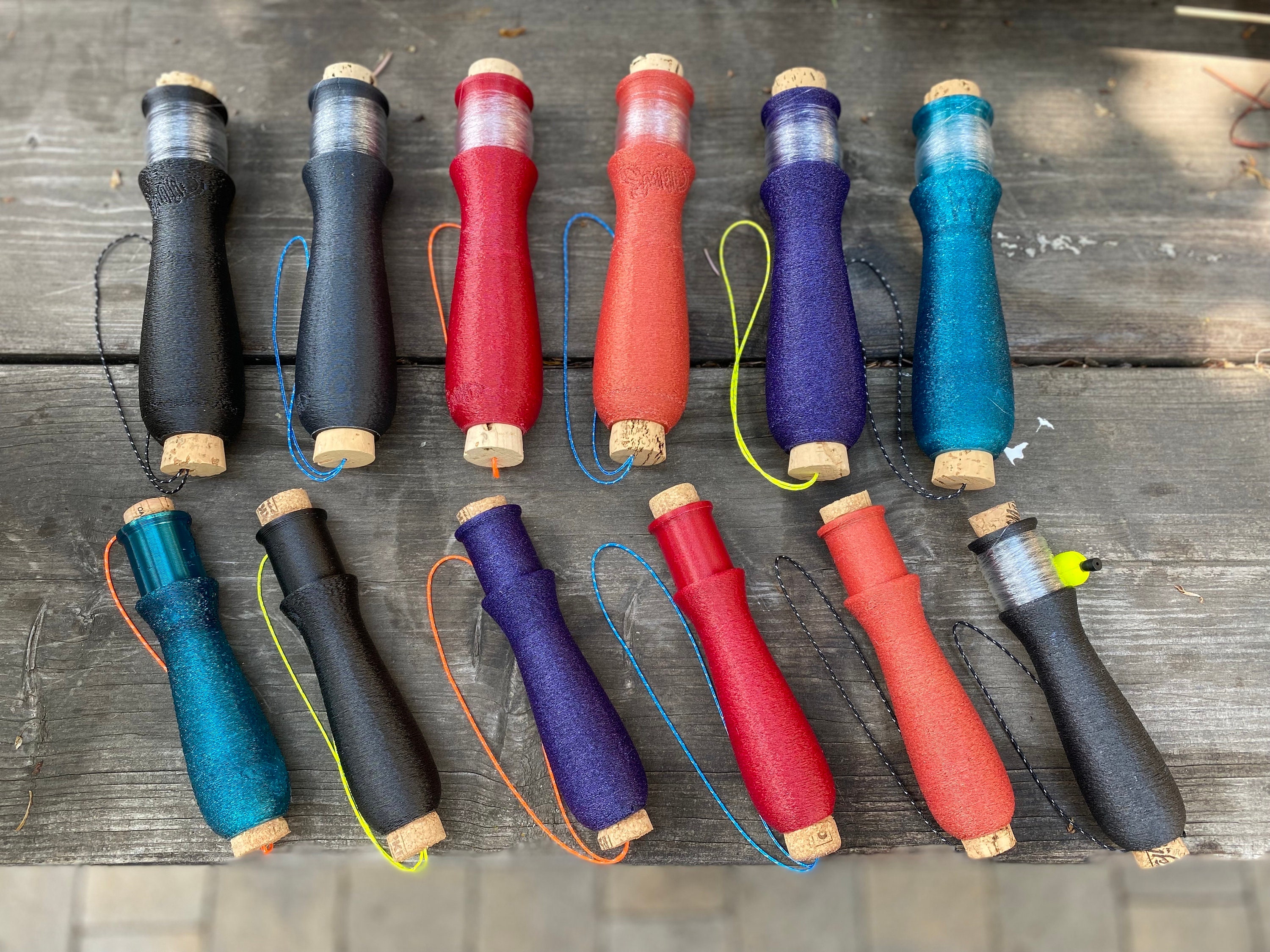 Printed Fish Original Handreel, Hobo Hand Reel, Fishing Reel, Handline ...