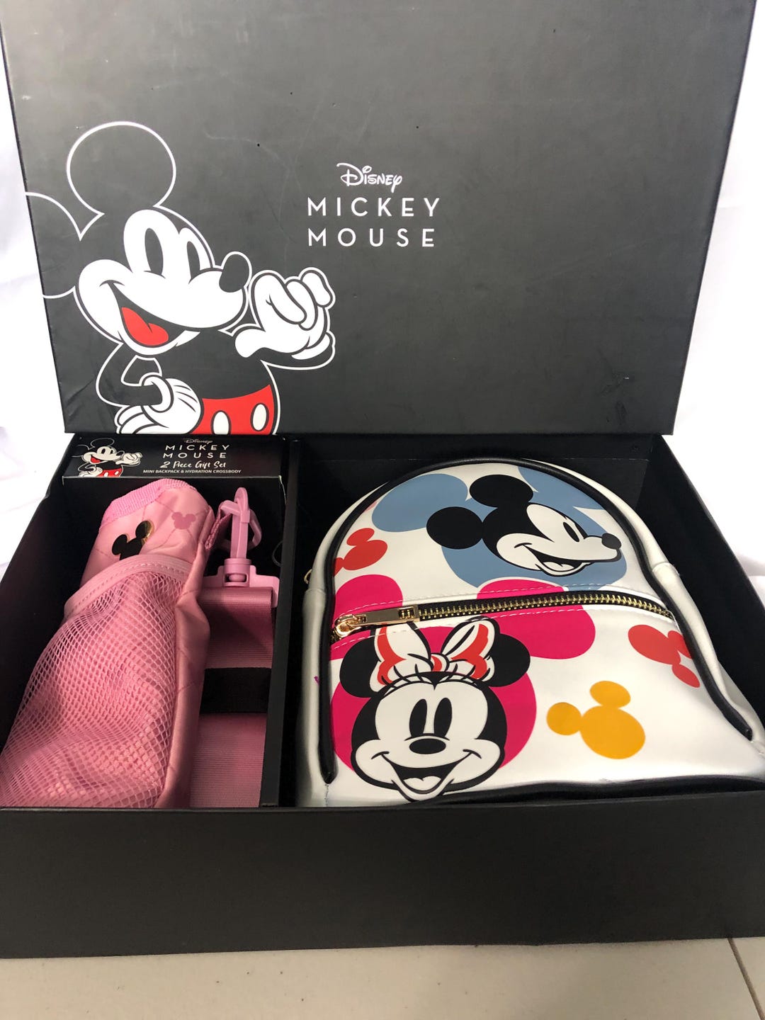 Disney Mickey and Minnie Mouse 2 Piece Gift Set Mini Back Pack and ...