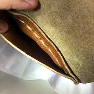 Vintage Hand Crafted Leather Pouch With Belt Loop Tooled Leather ...