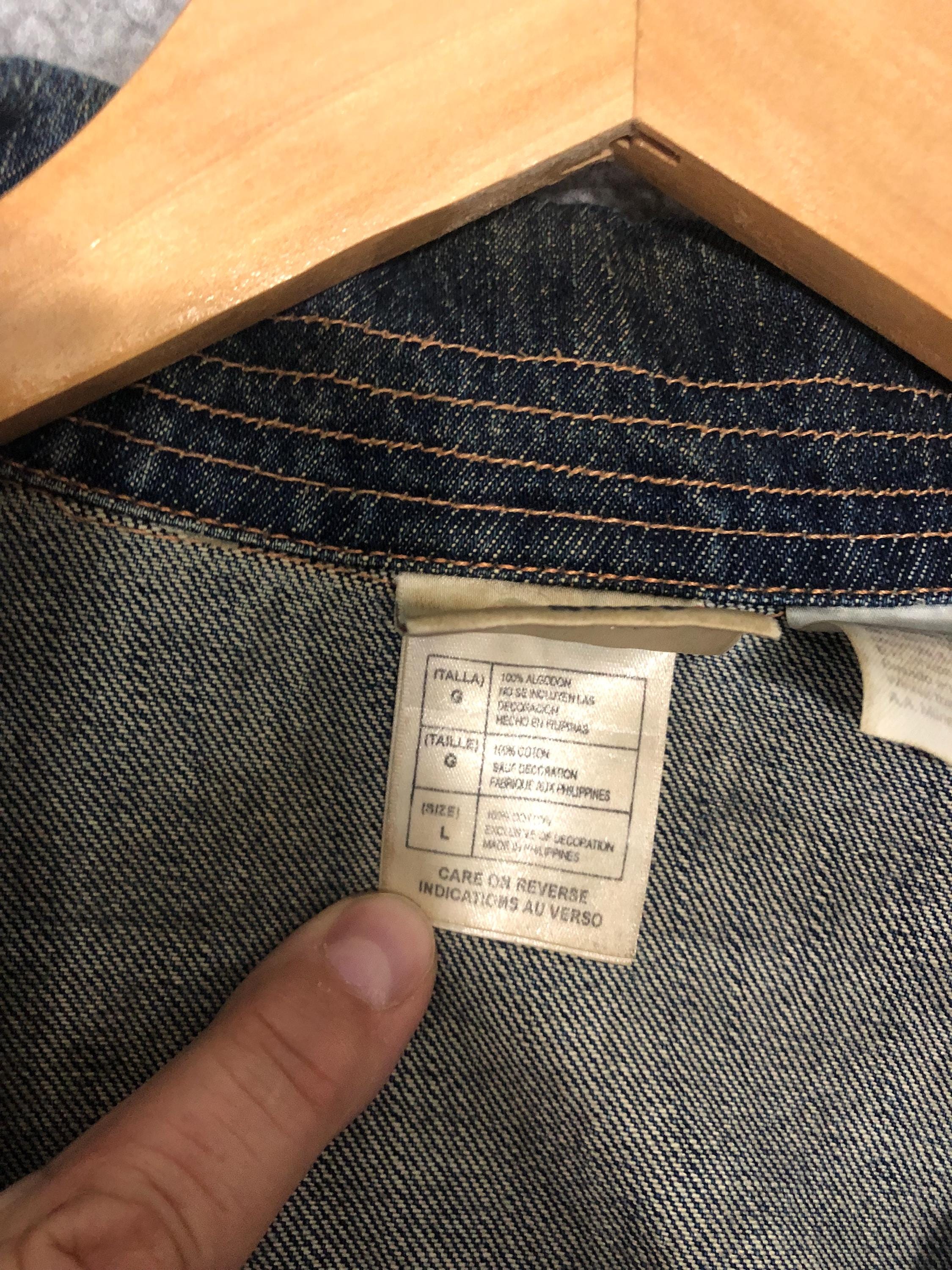 Disney Denim Jeans Jacket Tigger Size Large, Button up Pre Owned - Etsy