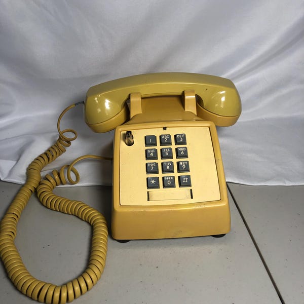 1980s Push Button Phone - Etsy