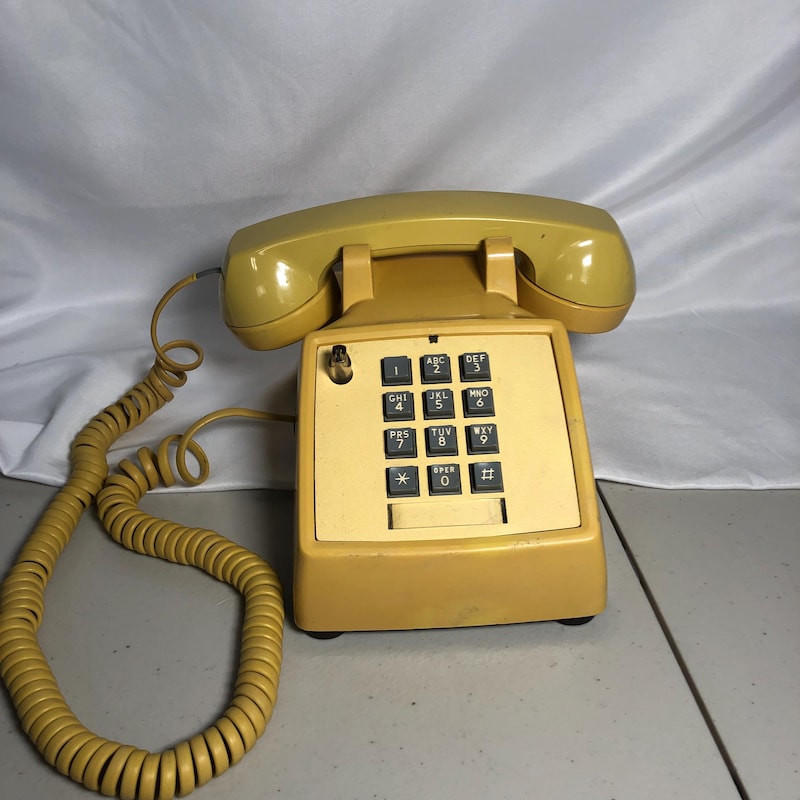 1980s Push Button Phone - Etsy