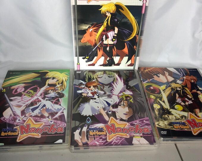Anime Complete Boxed DVD Set Nanoha Magical Girl Lyrical 3 Dvds Pre ...