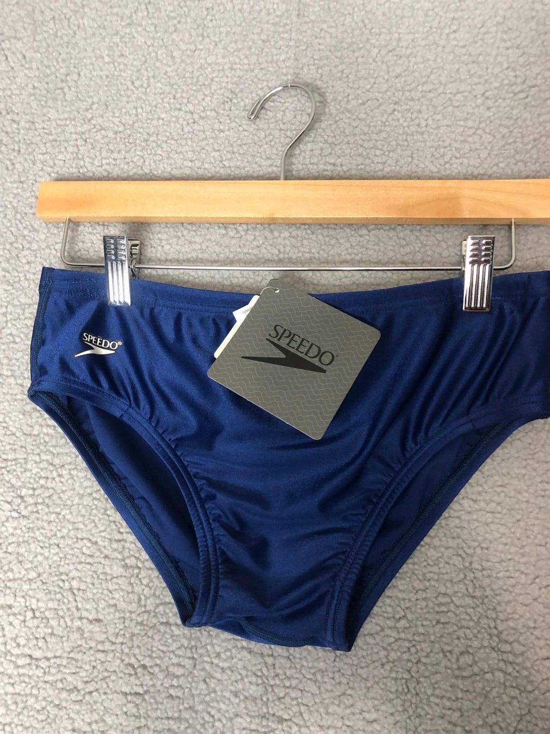 Vintage Speedo Men's Swimsuit / Diving Suit Size 32 Navy Blue New With ...