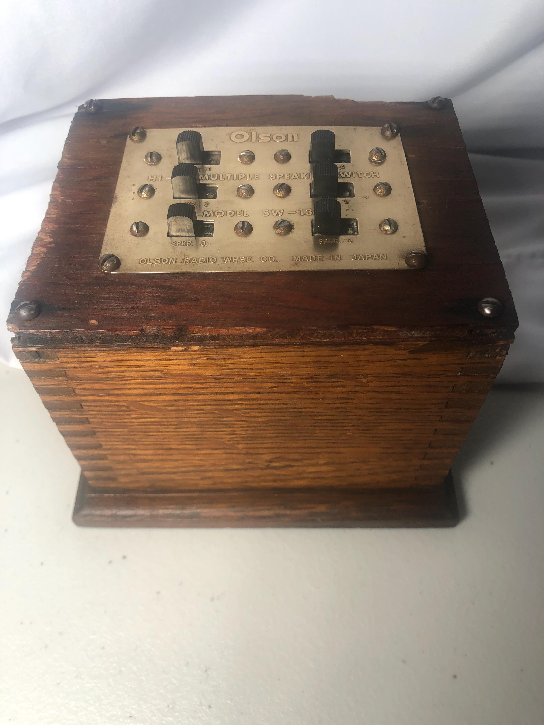 Vintage Olson, Made in Japan, Multiple Speaker Switch, SW-130, Early ...