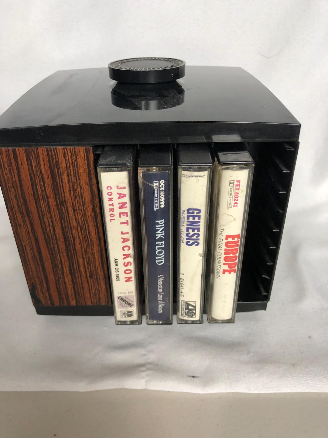 Vintage Dyna-sound Stow-a-way Cassette Tape Storage Carousel With 4 ...