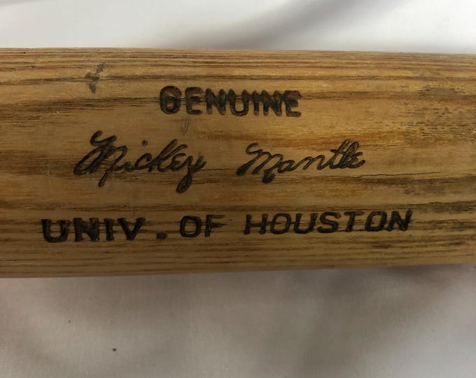Mickey Mantle Vintage 1960's Louisville Slugger University of Houston ...