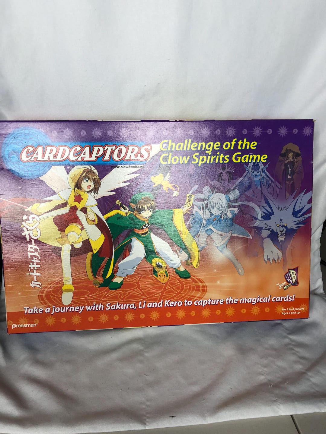 Vintage 2001 Cardcaptors Board Game Challenge of the Clow Spirits ...