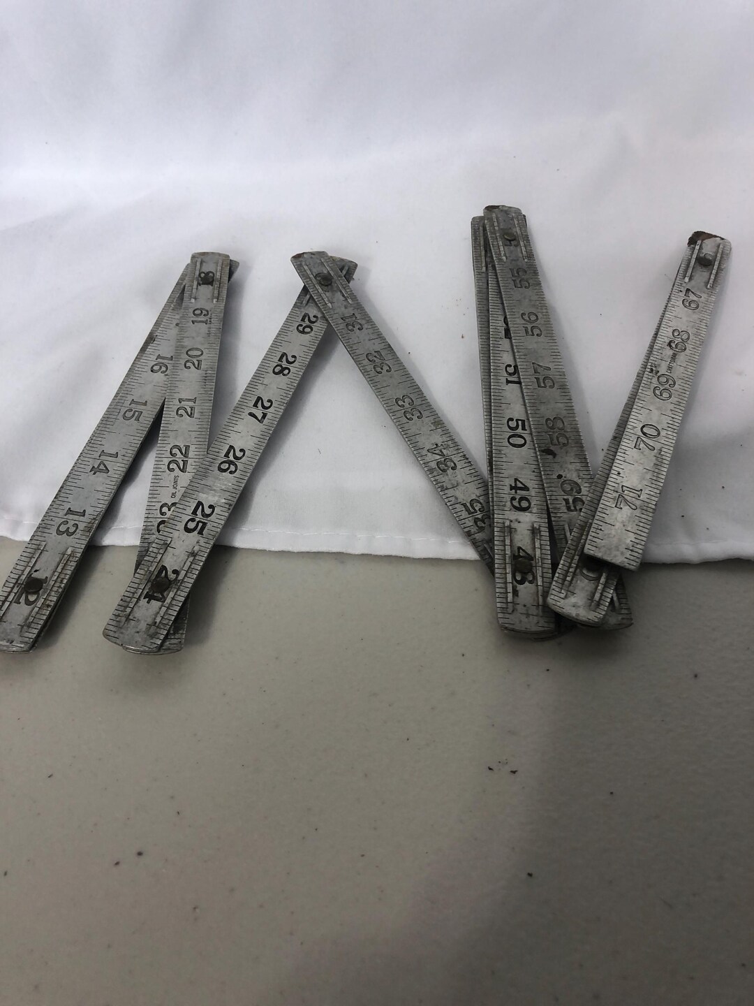 Vintage Craftsman Metal Folding 72" Ruler, Made in USA, # 3937 - Etsy