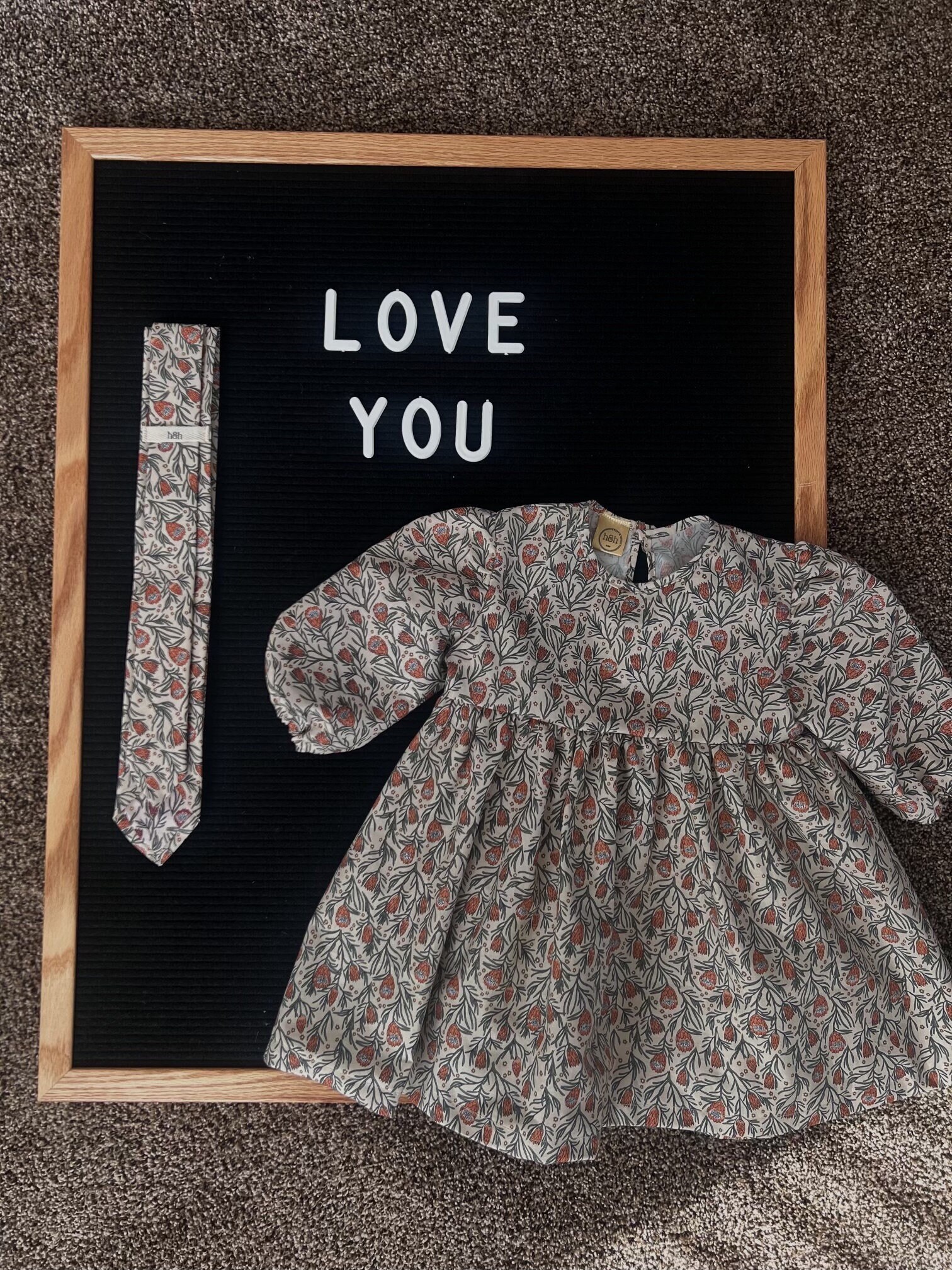 Daddy and Daughter Matching Dress and Tie Set - Etsy