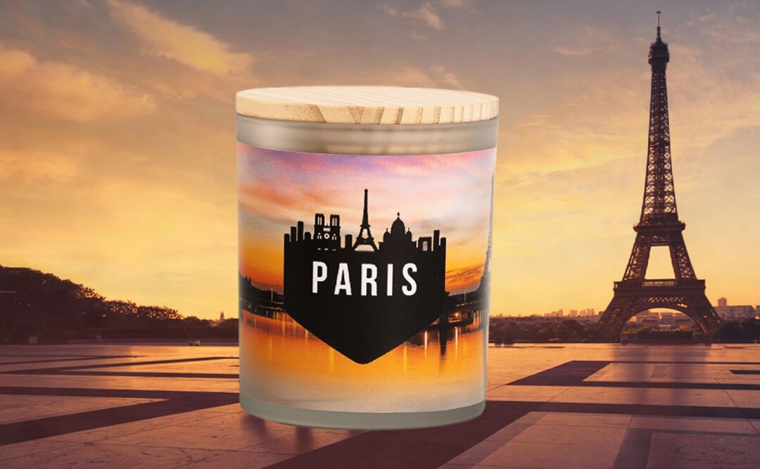 Paris Scented Soy Candle, Pear Freesia Aroma, Travel Gift - Etsy