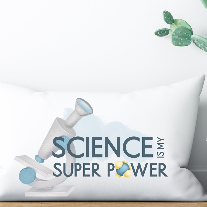 Science Pillow - Etsy