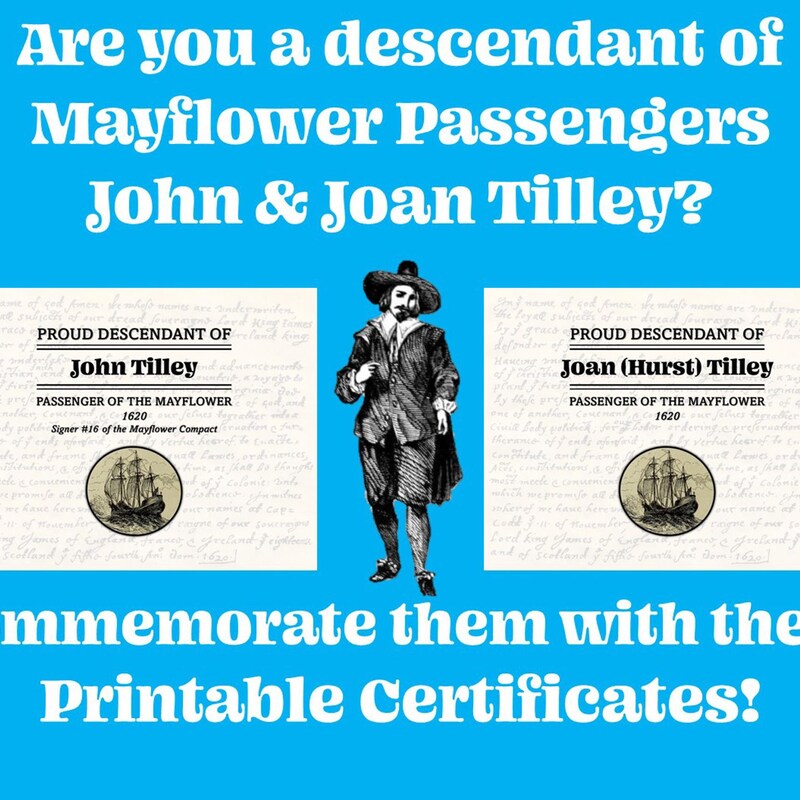 Mayflower Passenger Poster - Etsy