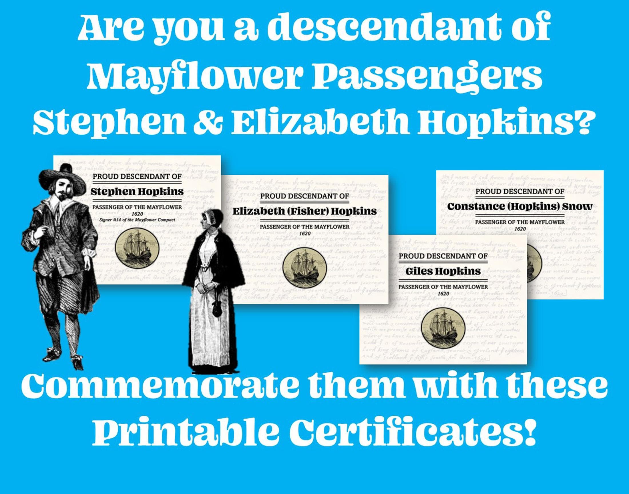 Samuel Fuller Mayflower Descendants