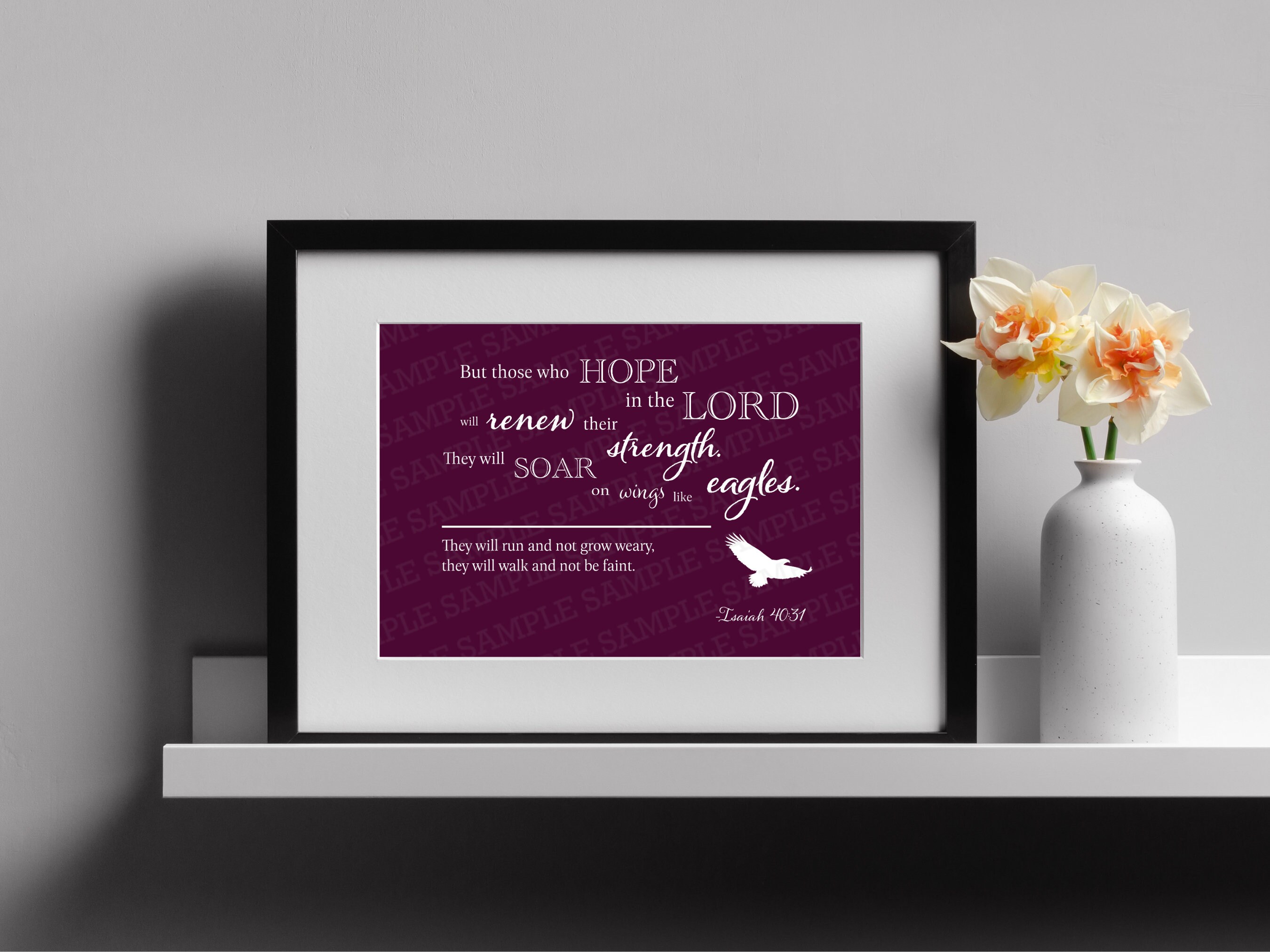 Isaiah 40:31 | Those Who Hope in the Lord Renew Their Strength | Soar ...