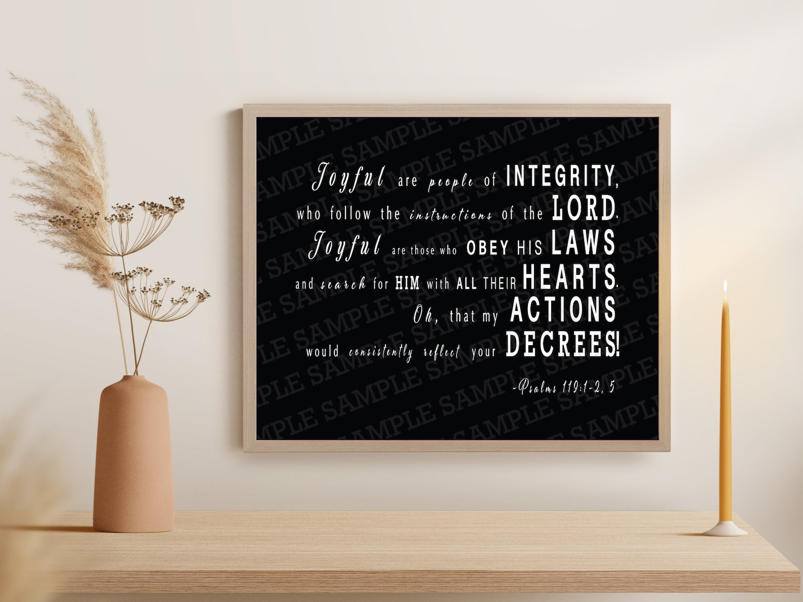Psalm 119 | Joyful, Integrity, Heart, Action, Blameless | Christian ...