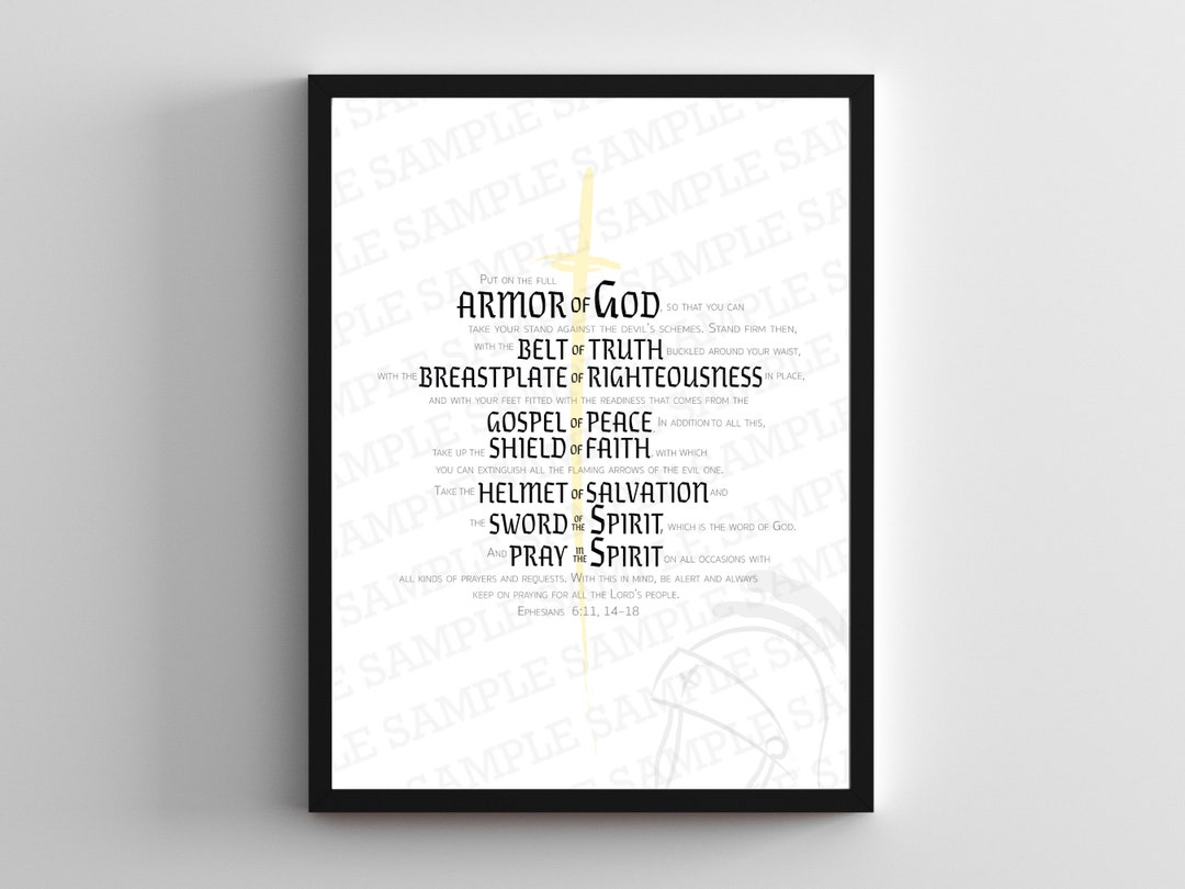 Armor of God | Ephesians 6 | Belt of Truth | Sword of the Spirit ...