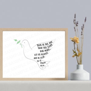 Psalm 118:24 | This is the Day That the Lord Has Made | Faith Art ...