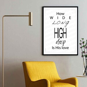 Ephesians 3:18 | How Wide and Long and High and Deep is the Love of ...