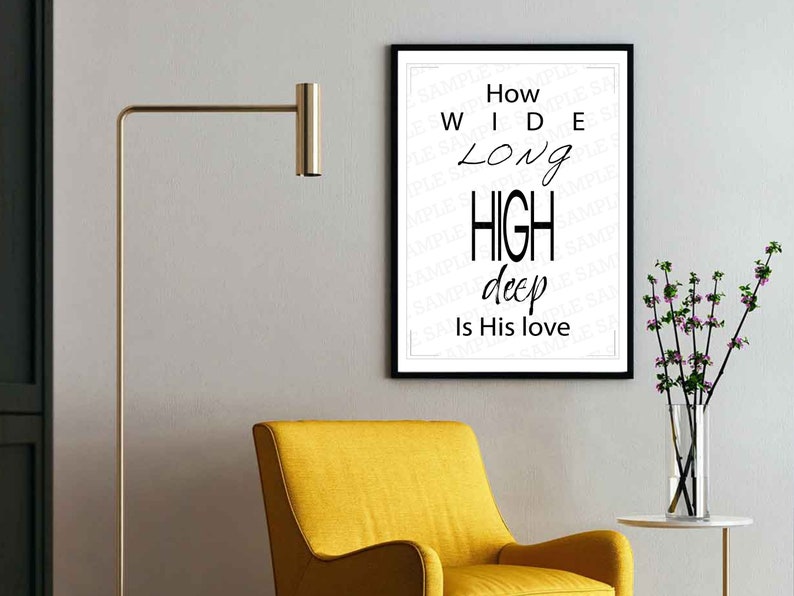 Ephesians 3:18 | How Wide and Long and High and Deep is the Love of ...