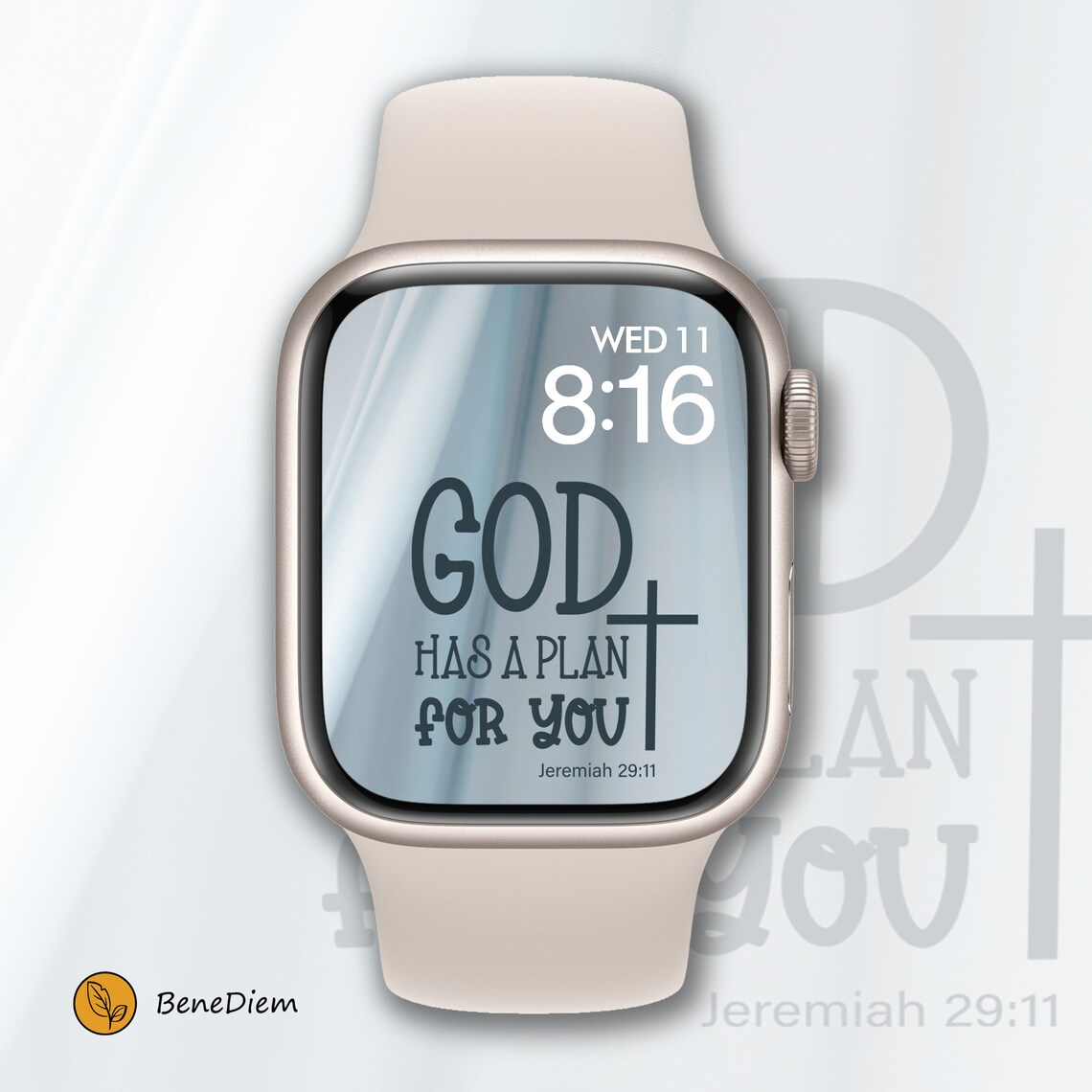 Christian Apple Watch, Scripture Wallpaper, Instant Download, Cross ...