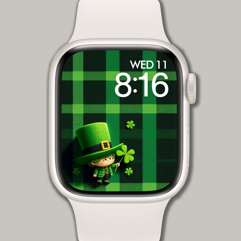 Apple Watch Wallpaper Saint Patricks Day Watch Face Digital Art St
