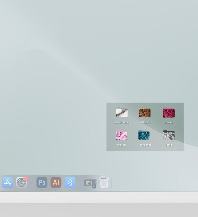 Digital 30 Desktop Folder Icons, Mac | PC Folder Icons , Desktop ...
