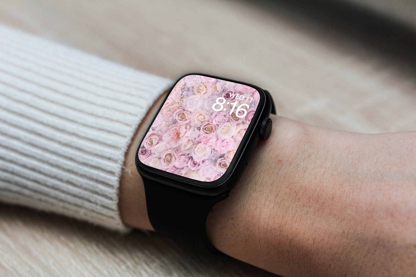 Apple Watch Wallpaper, Watch Face, Rose Garden, Watch Background ...