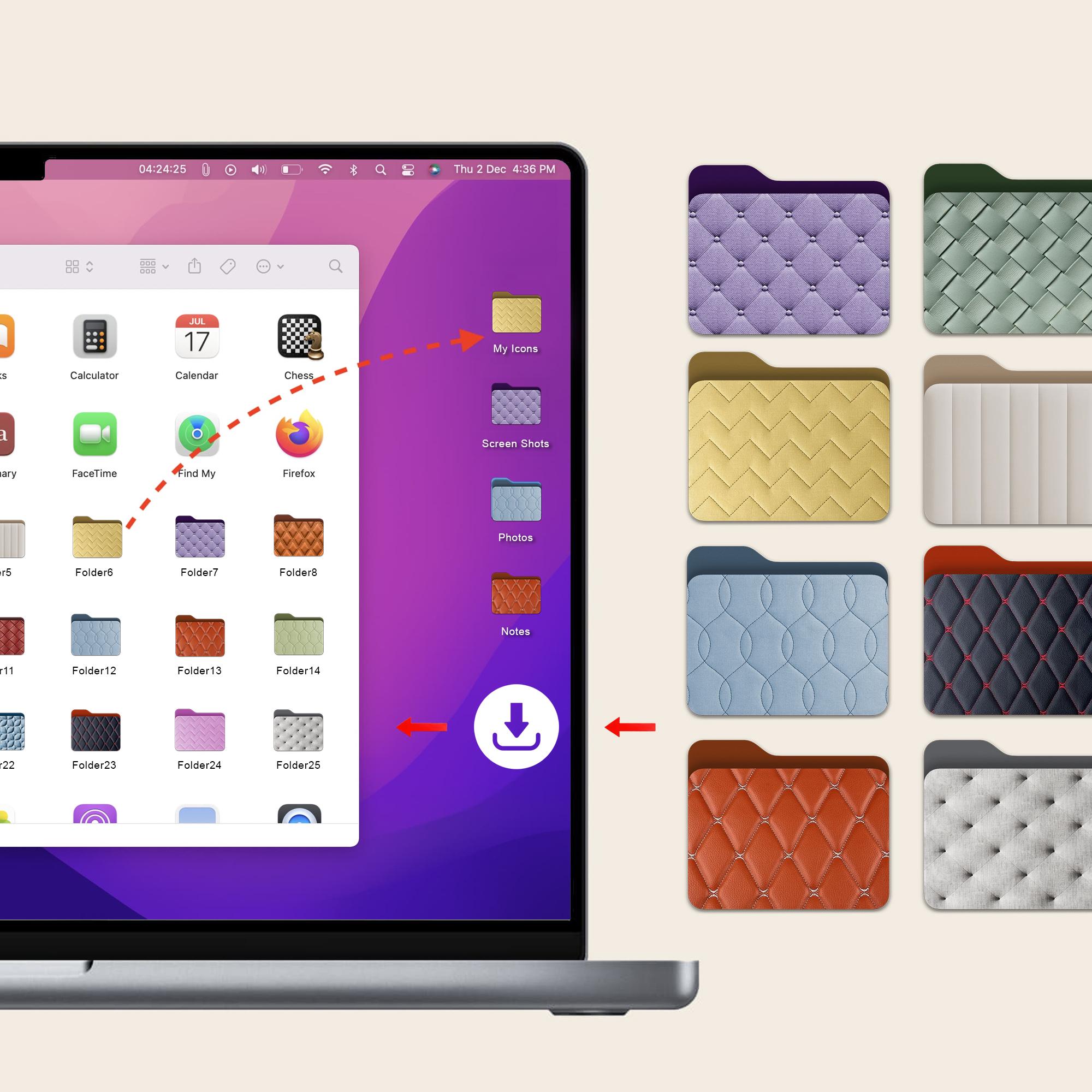 40 Desktop Folder Icons, Mac | PC Folder Icons , Desktop Folder Icon ...