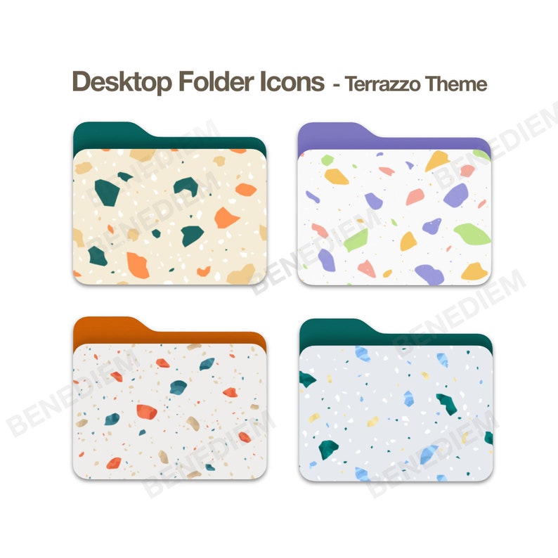 25 Desktop Folder Icons, Mac | PC Folder Icons , Desktop Aesthetic ...