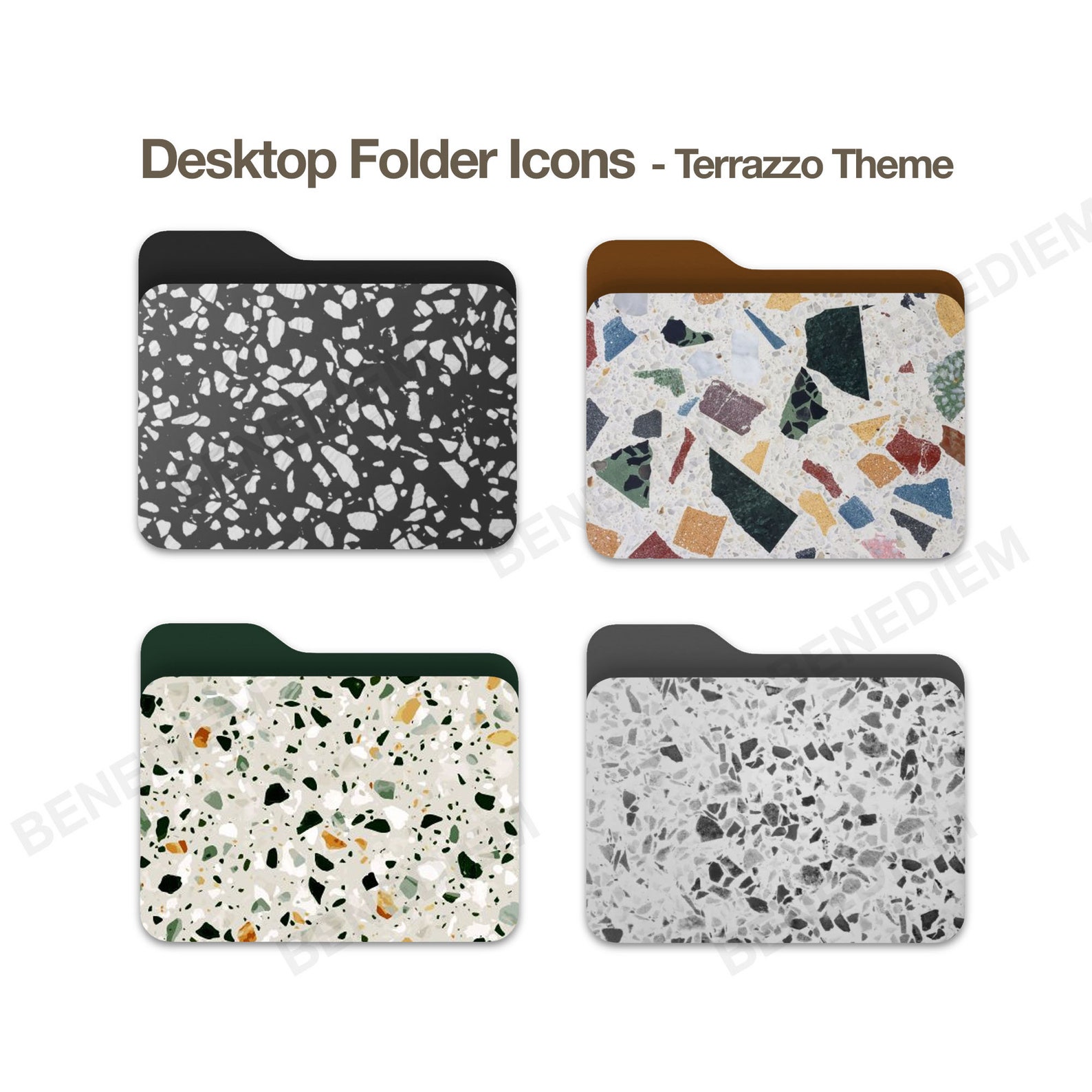 25 Desktop Folder Icons, Mac | PC Folder Icons , Desktop Aesthetic ...