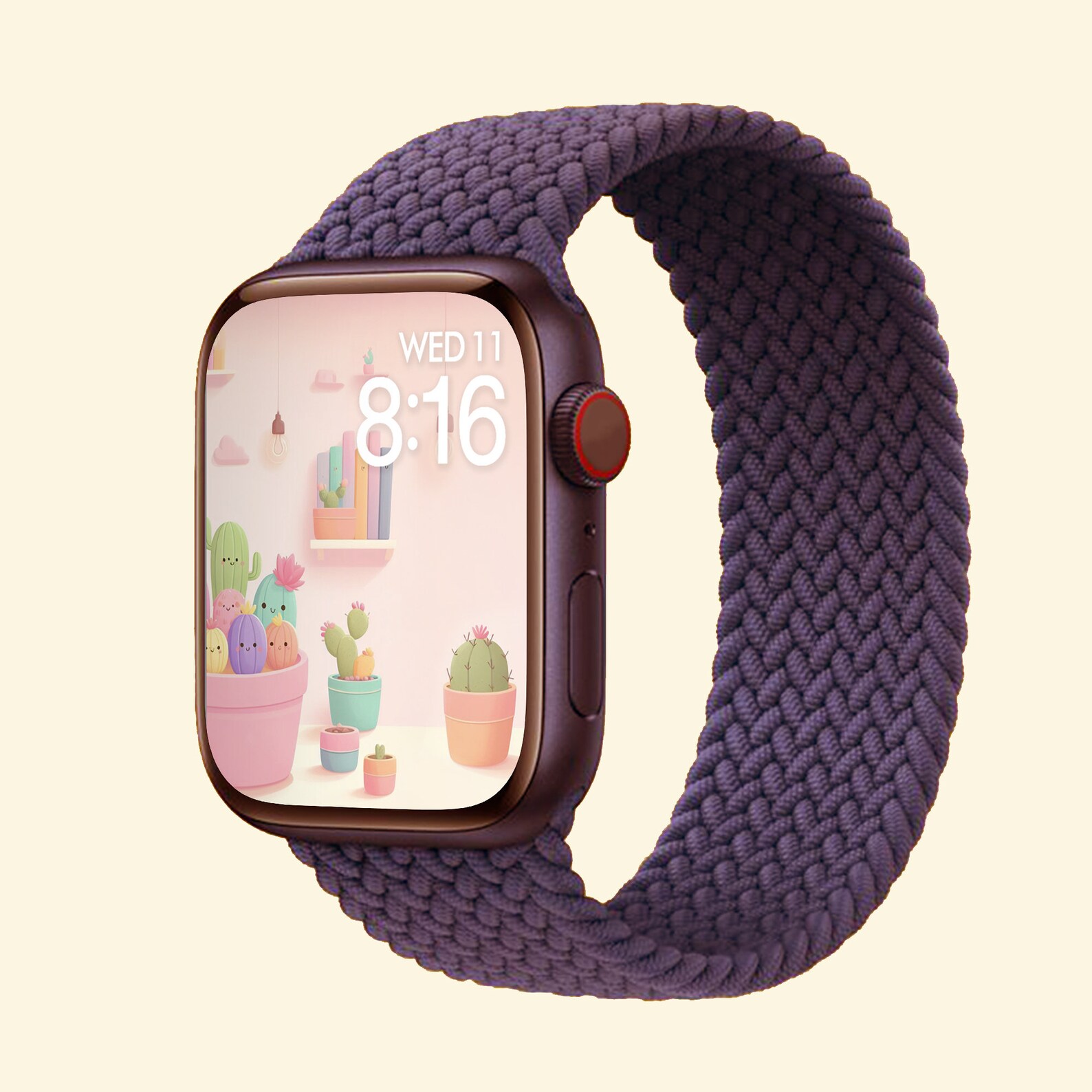 Apple Watch Wallpaper, Watch Face, Cute Cactus, Watch Background ...