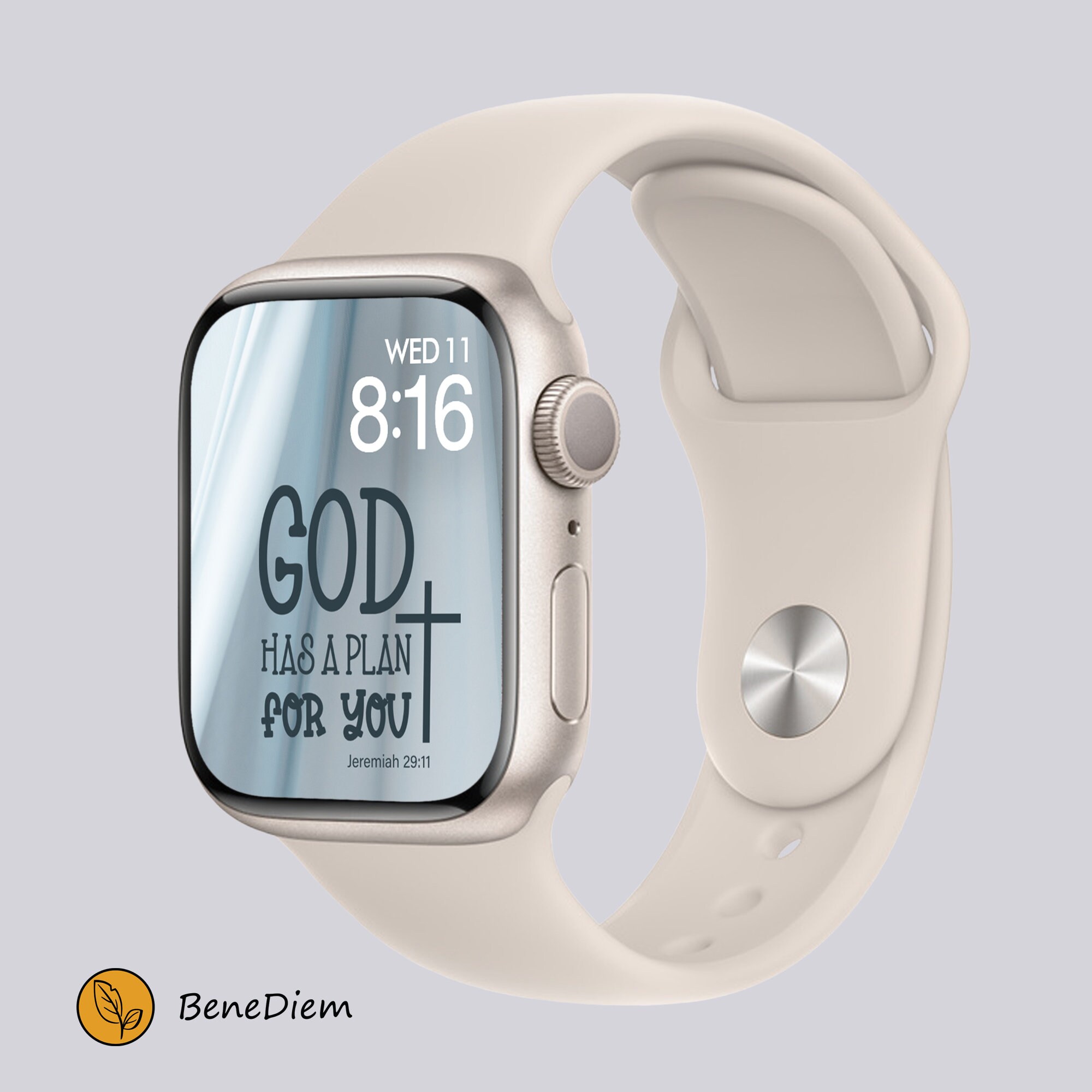 Christian Apple Watch, Scripture Wallpaper, Instant Download, Cross ...