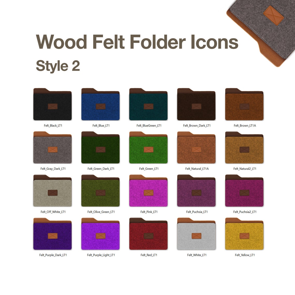 60 Desktop Folder Icons, Mac | PC Folder Icons , Desktop Aesthetic ...