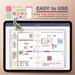 Digital Planner Stickers, Title Bars, Sticky Note Pads, Digital ...
