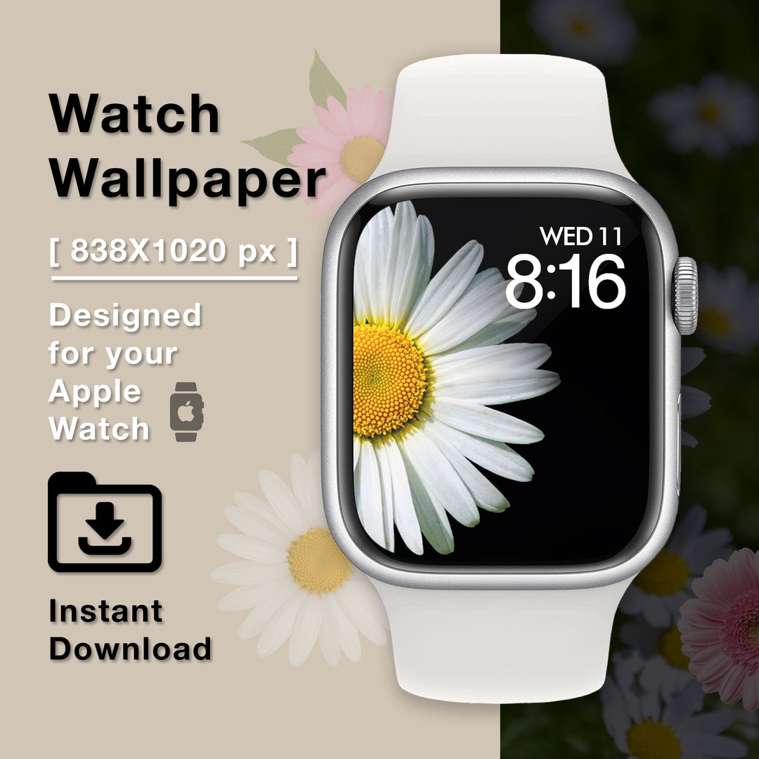 Apple Watch Wallpaper, Daisy, Watch Face, Photo, Flower, Watch ...