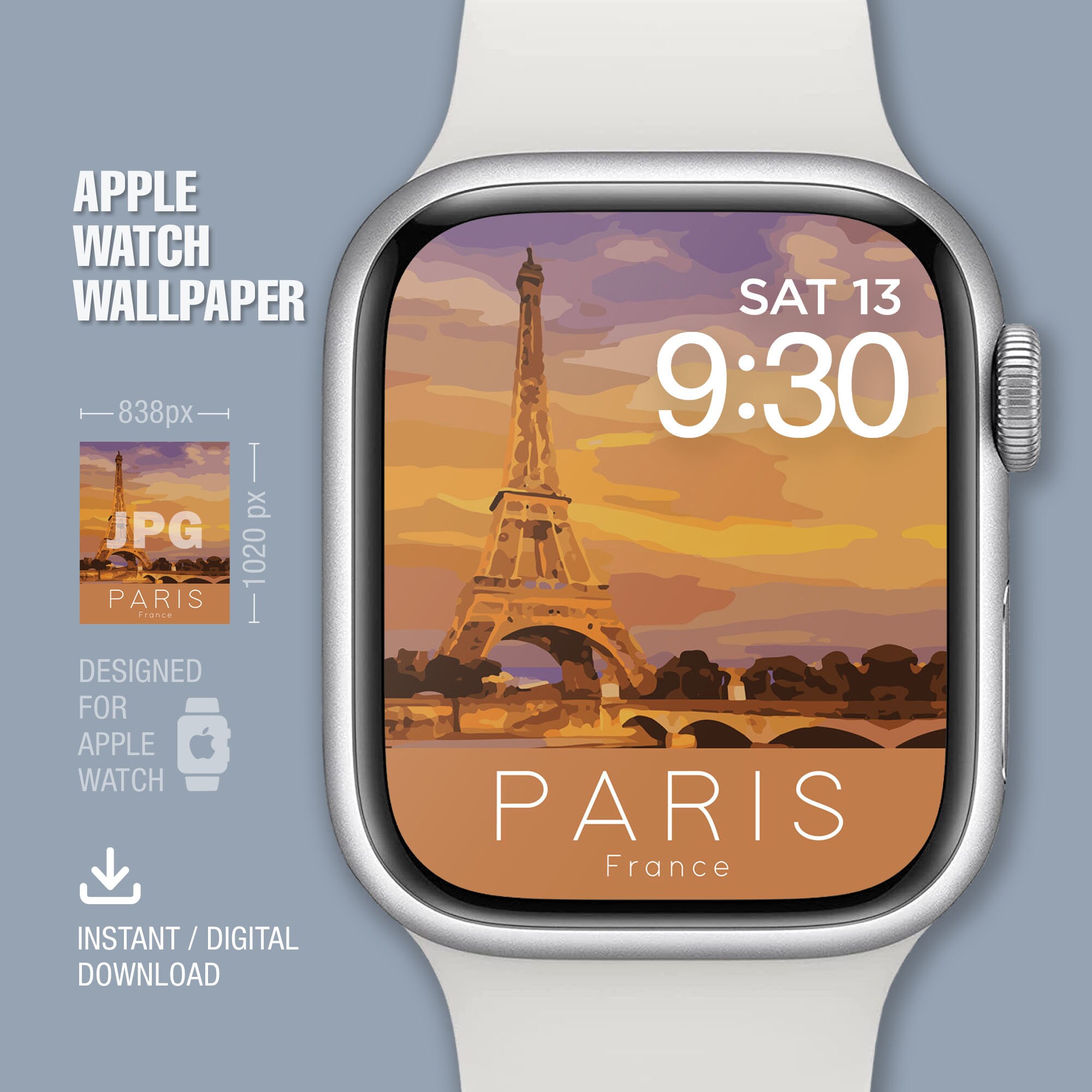 Apple Watch Wallpaper, Watch Face, Travel, France , Watch Background ...