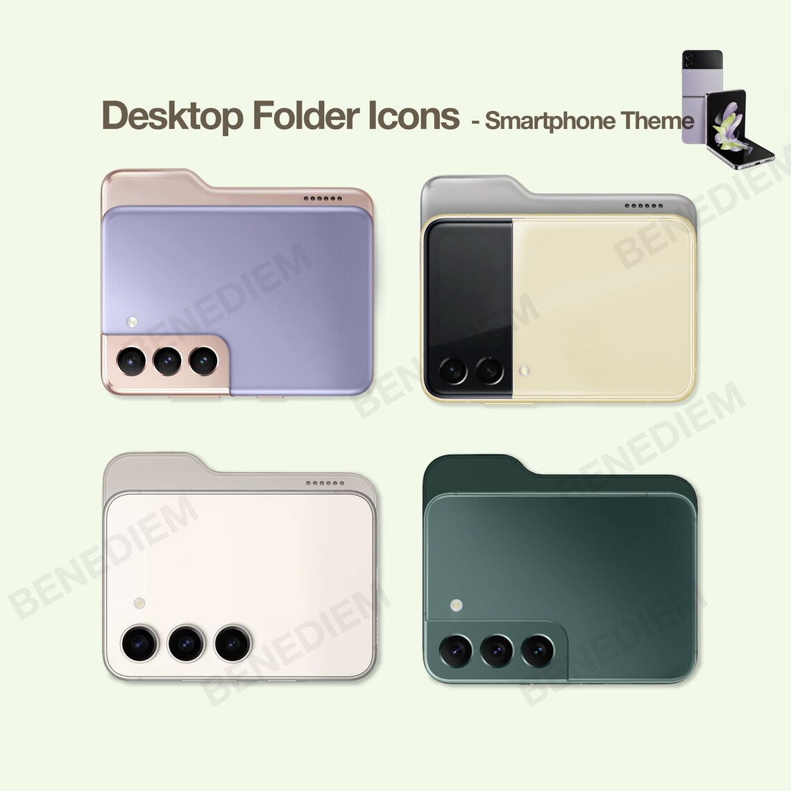50 Desktop Folder Icons, Mac | PC Folder Icons , Smartphone Themed ...
