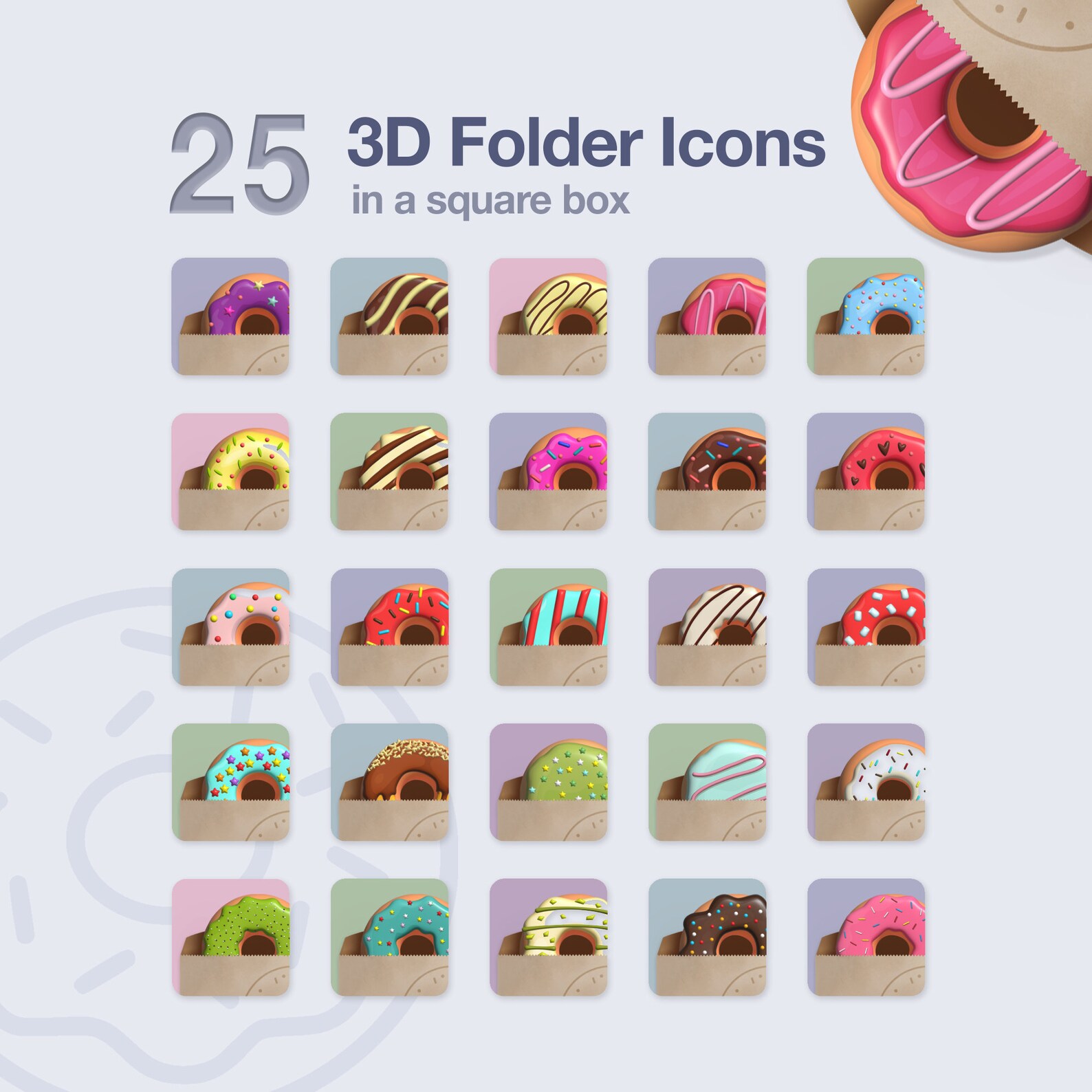 75 Desktop Folder Icons, 3D Folder Icons, Mac+windows Folder Icons ...