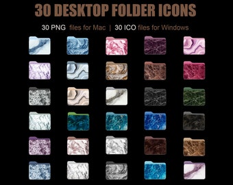 25 Desktop Folder Icons, Mac | PC Folder Icons , Desktop Aesthetic ...