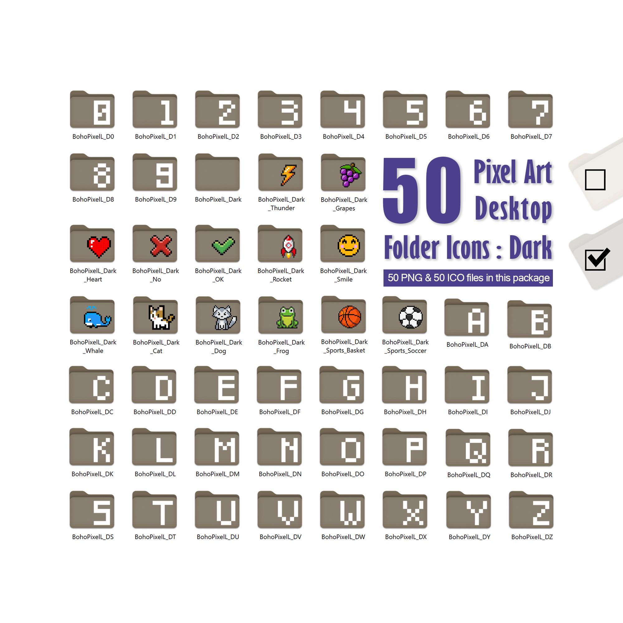 Digital 100 Desktop Folder Icons, Mac + Windows Folder Icons , Desktop ...