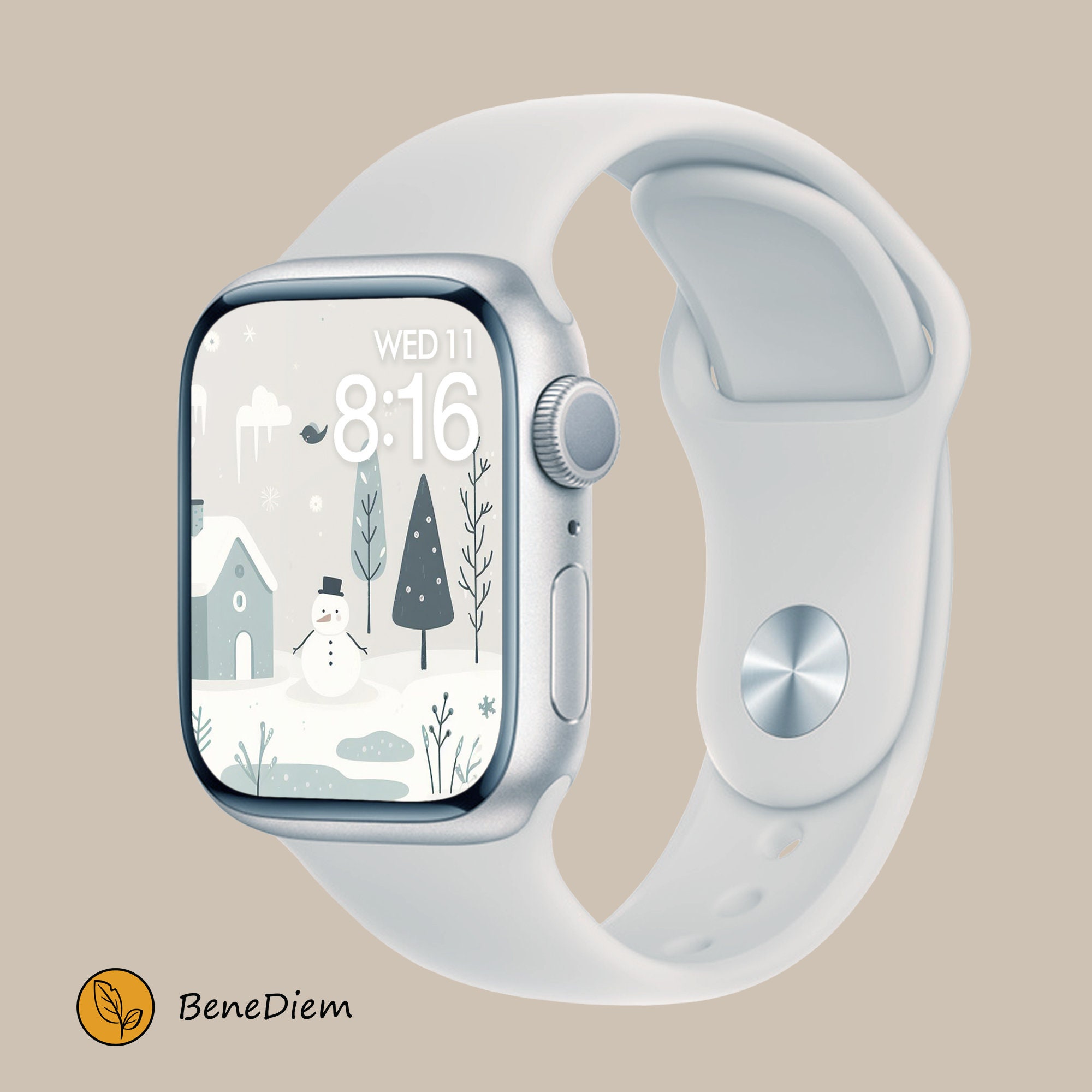 Apple Watch Wallpaper, Watch Face, Winter Wonderland, Watch Background ...
