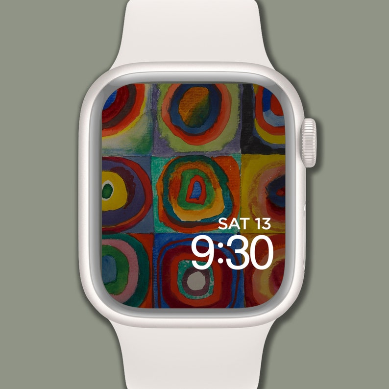 Apple Watch Wallpaper, Watch Face, Square With Concentric Circles by ...