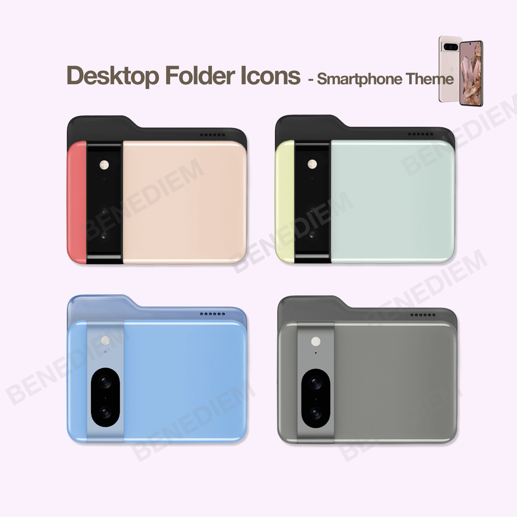 50 Desktop Folder Icons, Mac | PC Folder Icons , Smartphone Themed ...