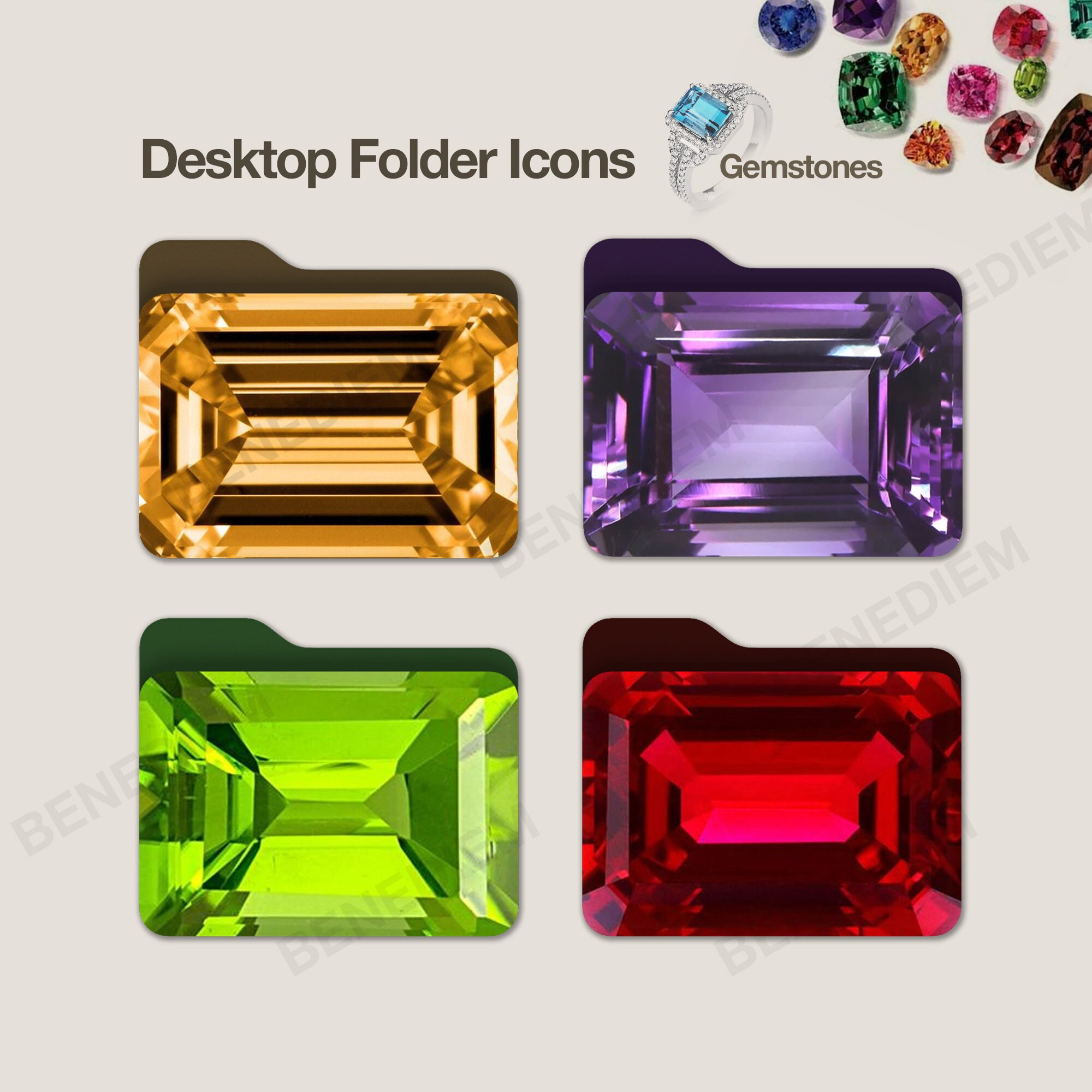 25 Desktop Folder Icons, Mac | PC Folder Icons , Desktop Aesthetic ...