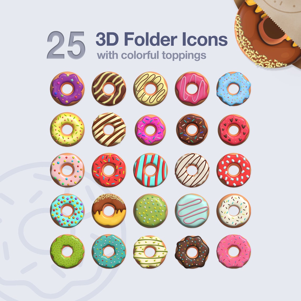 75 Desktop Folder Icons, 3D Folder Icons, Mac+windows Folder Icons ...