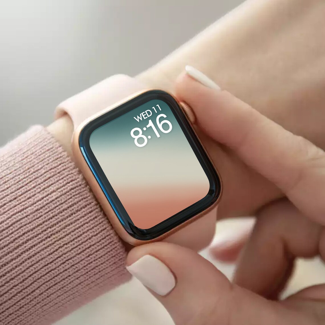 Apple Watch Wallpaper, Watch Face, Gradation, Watch Background, Digital ...