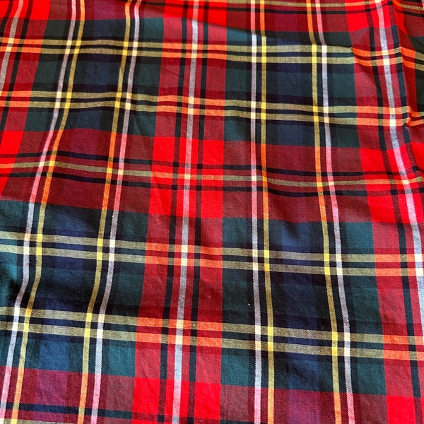 Plaid Uniform Fabric - Etsy